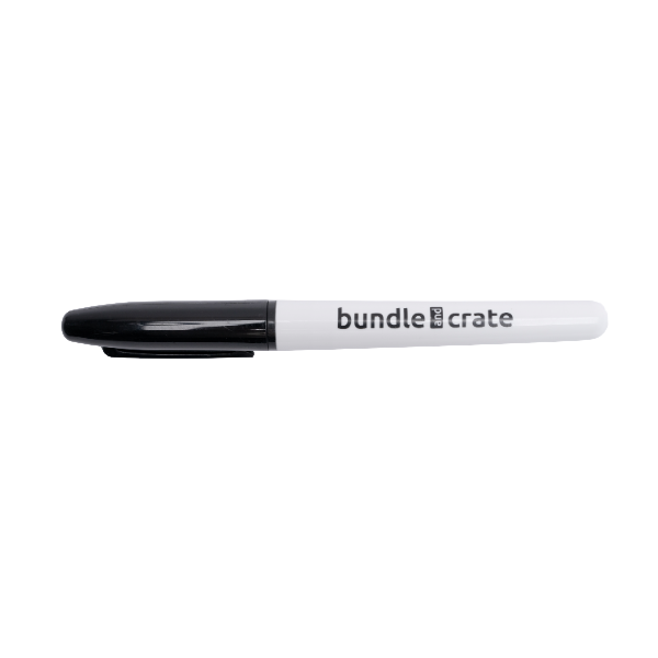 Branded Permanent Marker, Bold | Bundle and Crate
